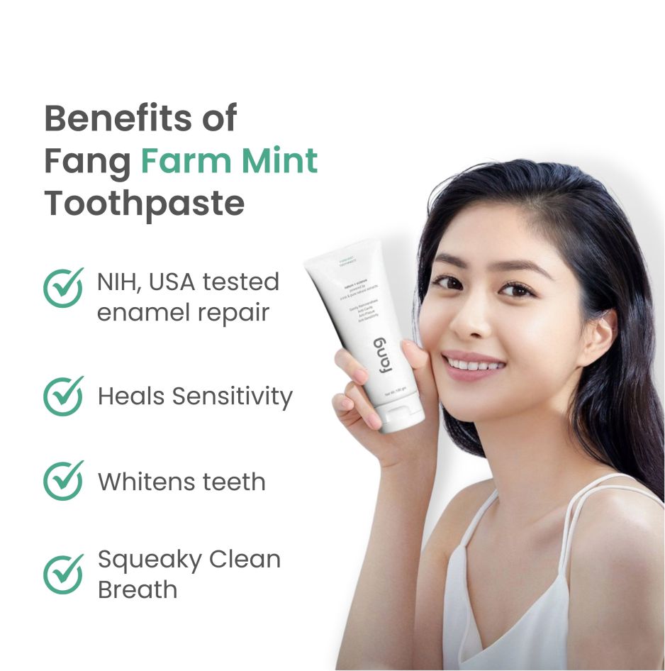 Buy Farm Mint Toothpaste India Fang Oral Care